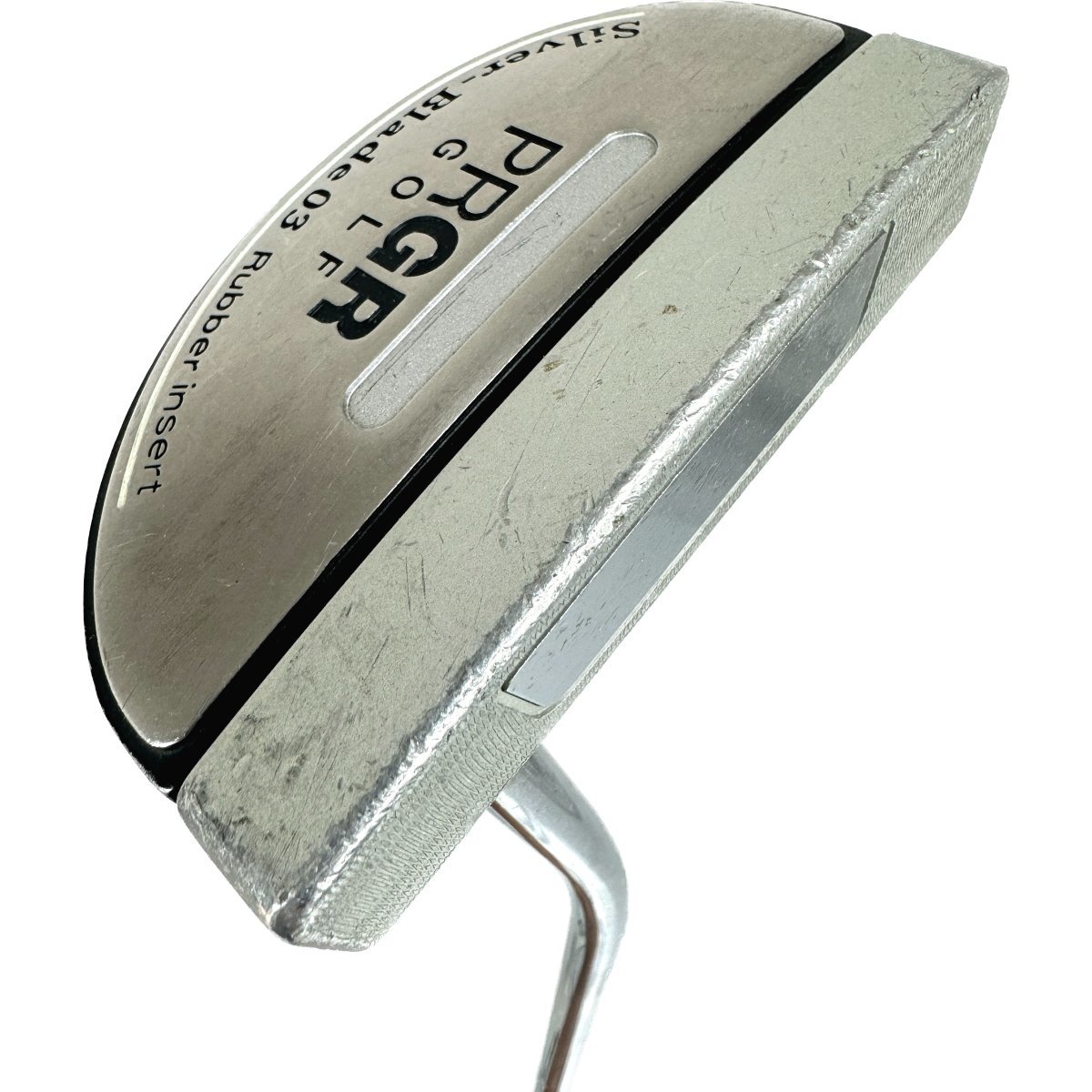 【目立った傷や汚れなし】【中古・美品】PRGR 2022 SILVER-BLADE シルバーブレード α-II パター ＃02（L字マレット型 ...