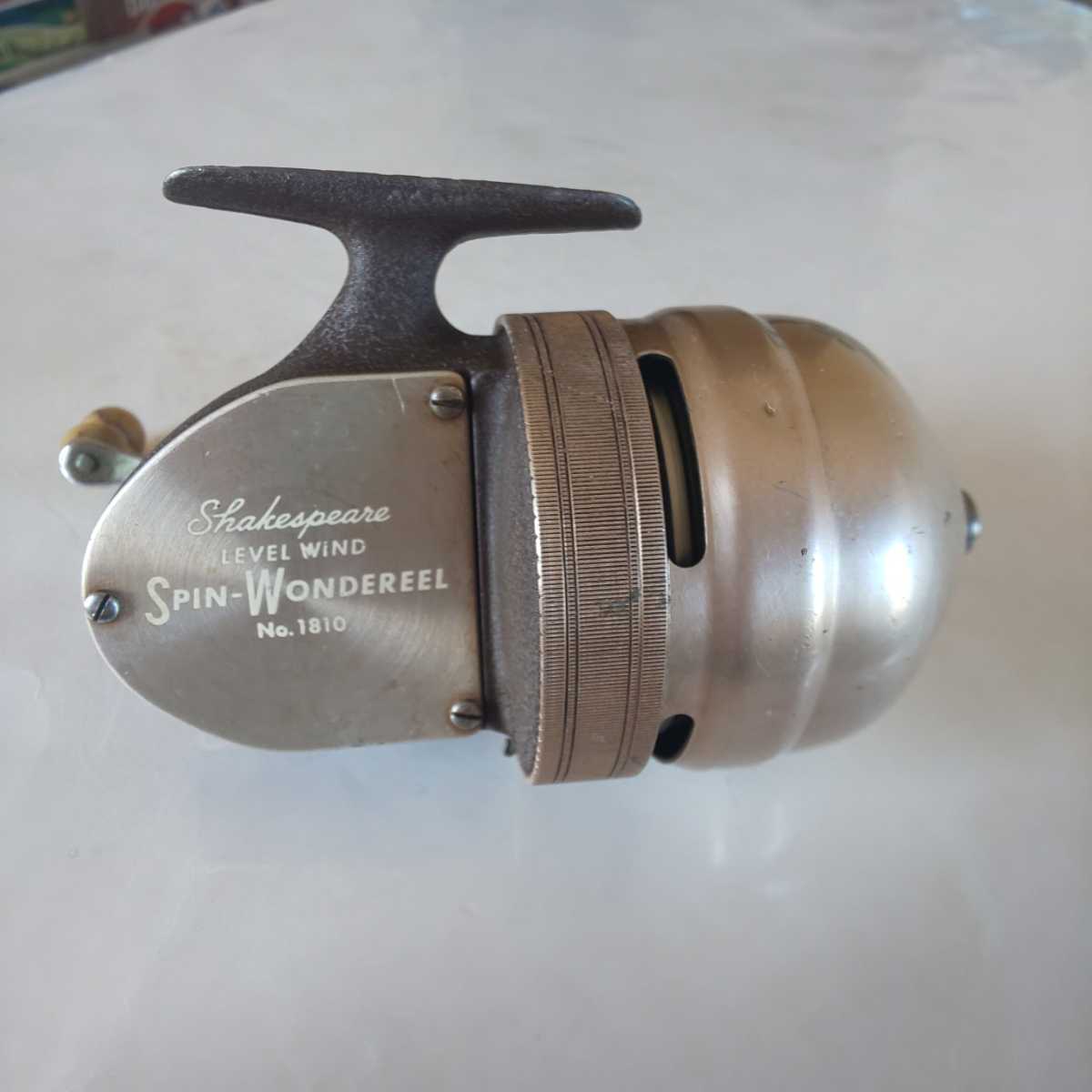 【傷や汚れあり】vintage shakespeare Spin-Wondereel no.1810 model FC old reel ...