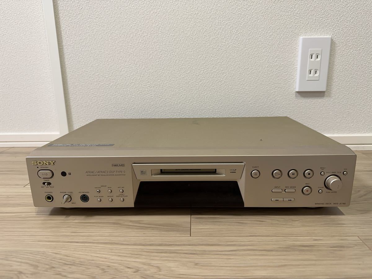 【やや傷や汚れあり】A222 1021 ☆ SONY MDS-JE780 MDデッキ オーディオ機器 ☆ジャンク☆の落札情報詳細 - ヤフオク ...