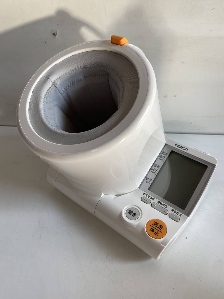 【やや傷や汚れあり】⑤t171 Omron オムロン デジタル自動血圧計 Hem 1000 上腕式 スポットアーム 血圧計 健康器具 検査