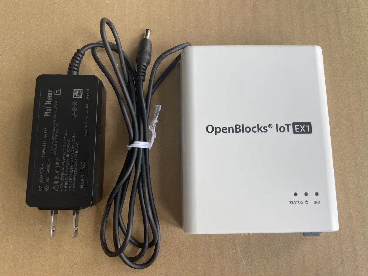 【傷や汚れあり】ジャンク現状品 通電のみ Plat'Home ぷらっとホーム OpenBlocks loT EX1 OBSEX1G AC ...