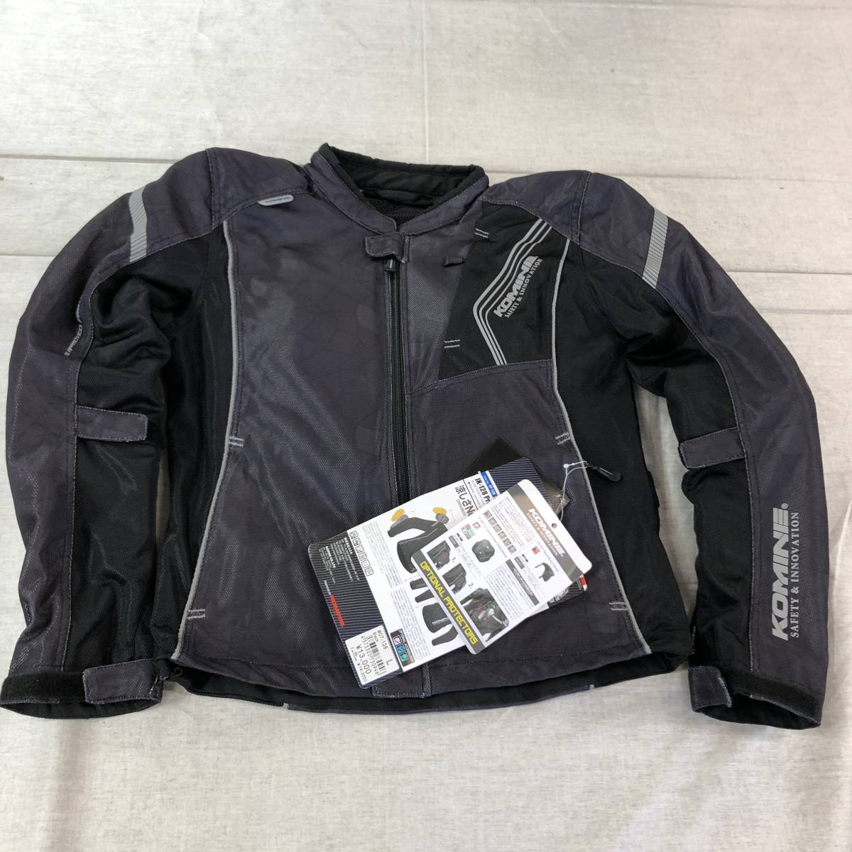 【未使用】コミネ(KOMINE) バイク用 プロテクトフルメッシュジャケット ブラック L JK-128 1154 春夏向け CE規格 メッシュ素材 プロテクターの落札情報詳細 - ヤフオク ...