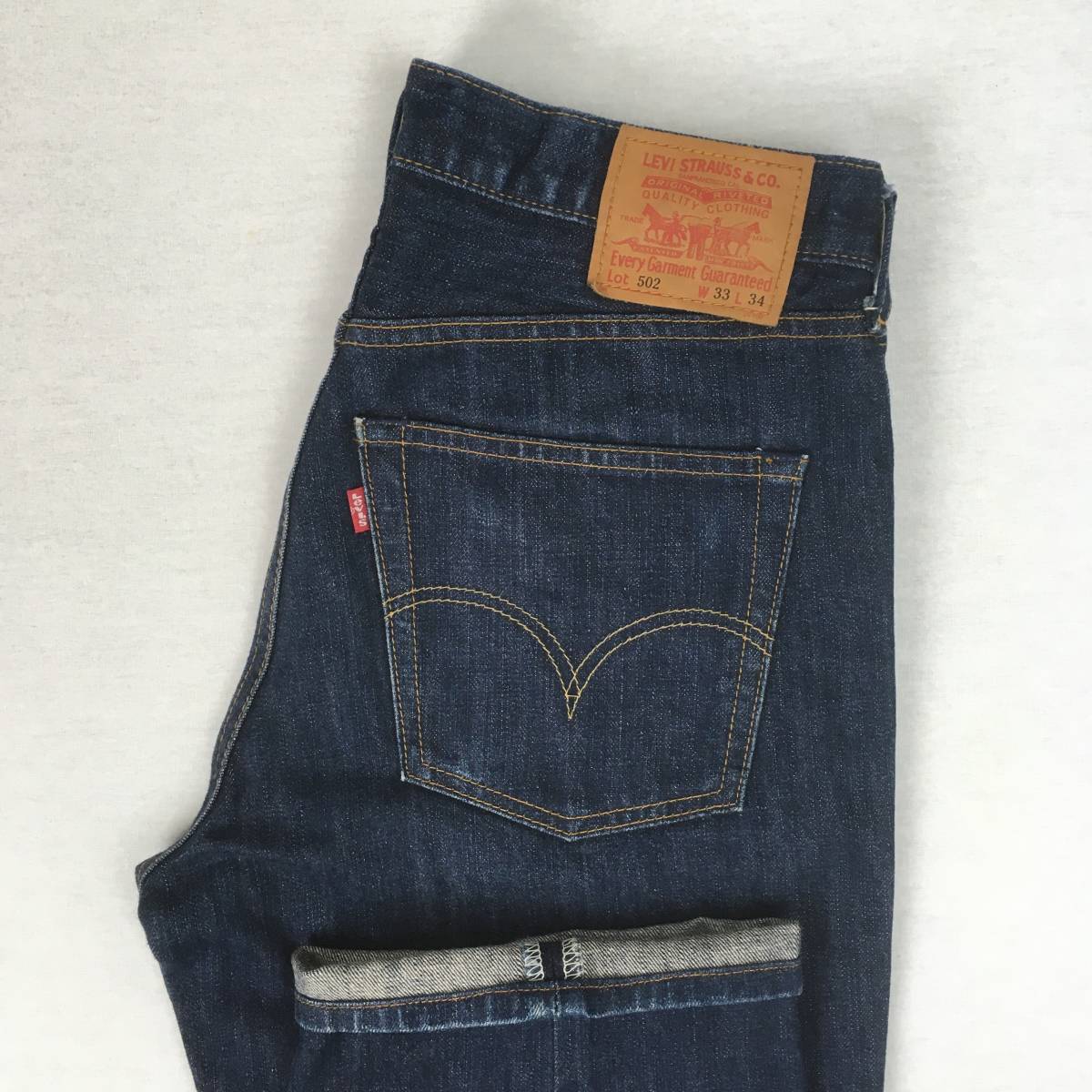 【目立った傷や汚れなし】Levi's リーバイス 502 502-03 03年 デニム パンツ ジーンズ W33 L34 革パッチ ジップフライの落札情報詳細 - ヤフオク落札価格検索 オークフリー