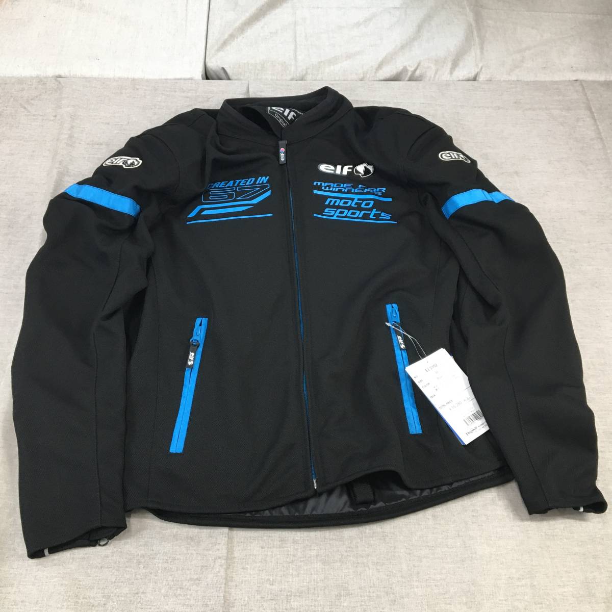 【未使用】現状品 elf（エルフ） EJ-S102 フレッドメッシュジャケット ブルー LLサイズの落札情報詳細 - ヤフオク落札価格検索 オークフリー
