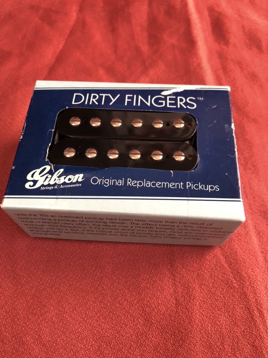 【目立った傷や汚れなし】★1円スタート★Gibson Dirty Fingers ギブソン ダーティーフィンガーズ ピックアップ ハムバッカー ...