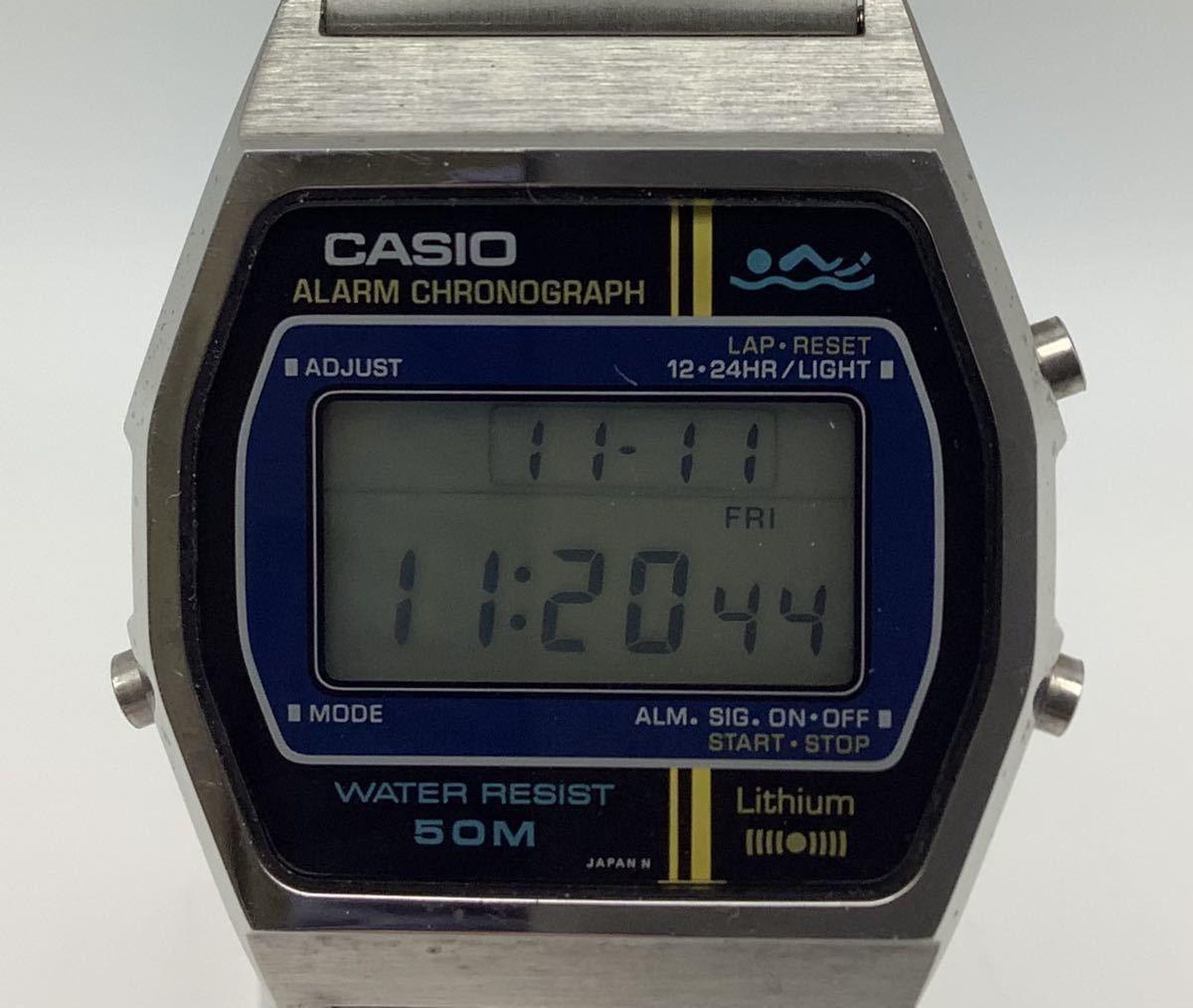 【未使用】① CASIO カシオ W-30 ALARM CHRONOGRAPH アラーム クロノグラフ WATER RESIST 防水50M クォーツ メンズデジタル腕時計 ウォータースポーツ ...