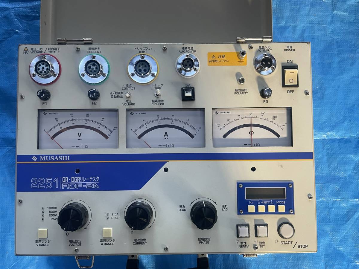 【やや傷や汚れあり】ムサシインテック GR、DGRリレーテスタ RDF-2A 2004年製 動作品 総合端子試験コードDSP パワークリップ付きの落札情報詳細 - Yahoo!オークション落札 ...