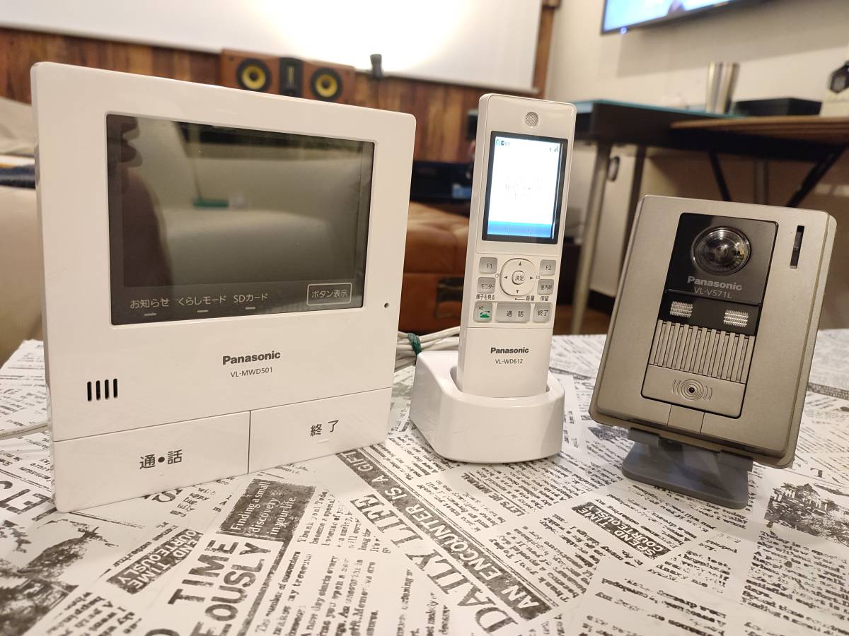 【傷や汚れあり】パナソニック ワイヤレスドアモニター VL-MDM210-W[Q3270] の落札情報詳細| ヤフオク落札価格情報 オークフリー