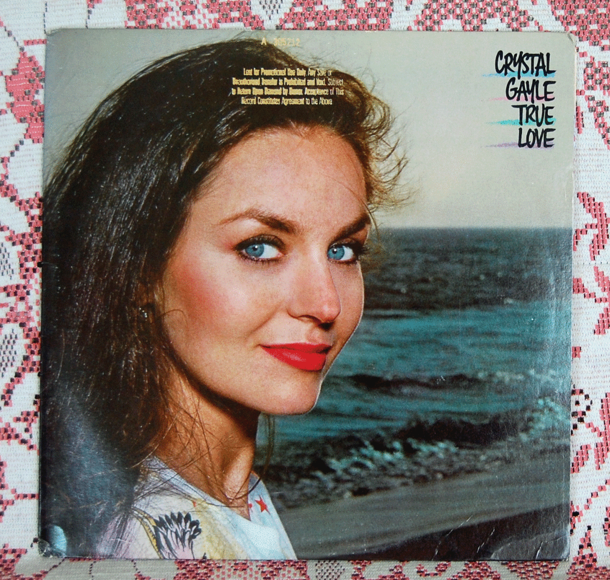 【やや傷や汚れあり】lp☆crystal Gayle True Love~トゥルー・ラヴ クリスタル・ゲイル レコード記号a305212の落札