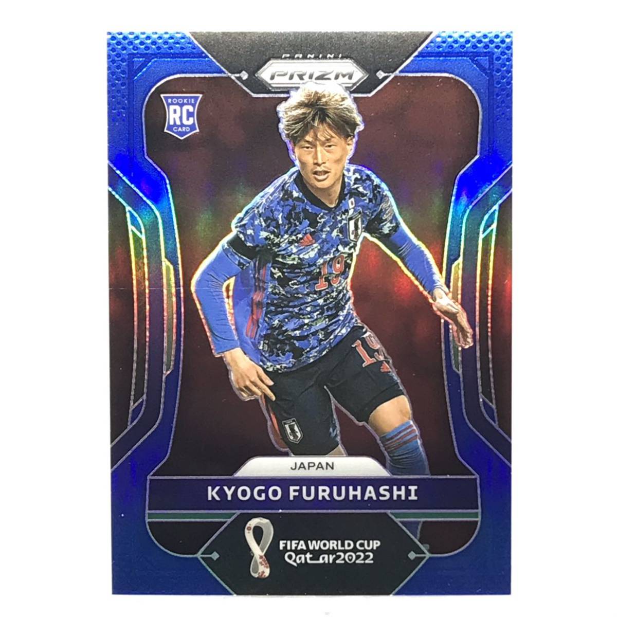 【やや傷や汚れあり】古橋亨梧 KYOGO FURUHASHI /299 #128 PANINI PRIZM FIFA WORLD CUP ...