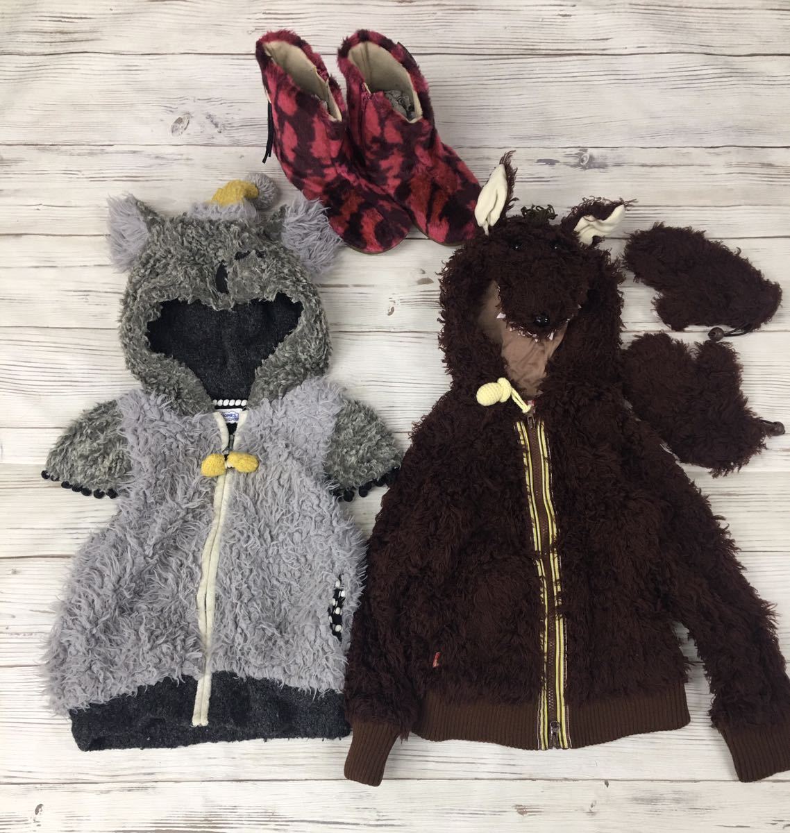 【やや傷や汚れあり】★ 11-26 Boo Foo Woo ブーフーウー ブーホームズ まとめ売り3点 キッズ 男の子 アウター ジャンパー ブーツ 120センチ アニマル の落札情報詳細 ...