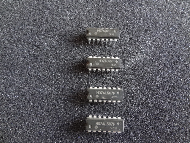 【未使用】日立製 HD7407P (Hex Buffer)4個セットの落札情報詳細 - ヤフオク落札価格検索 オークフリー