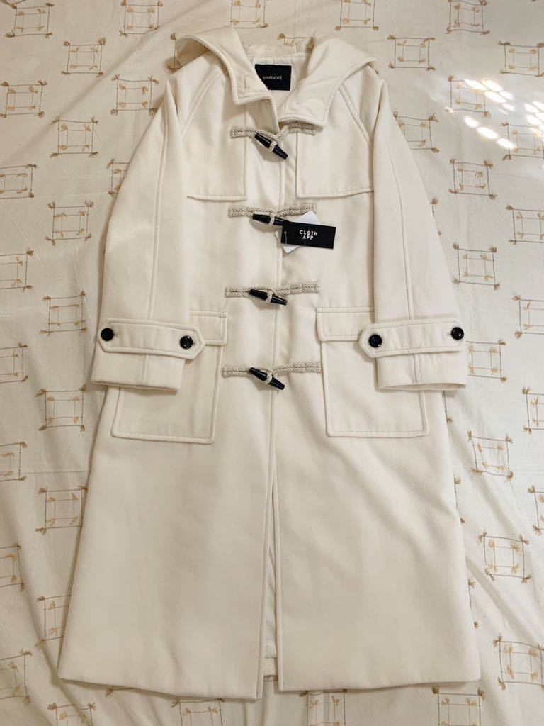 【未使用】【新品】☆SIMPLICITE ロングダッフルコート☆オフホワイト Lサイズぐらい☆シンプリシテェ☆の落札情報詳細 - Yahoo!オークション落札価格検索 オークフリー