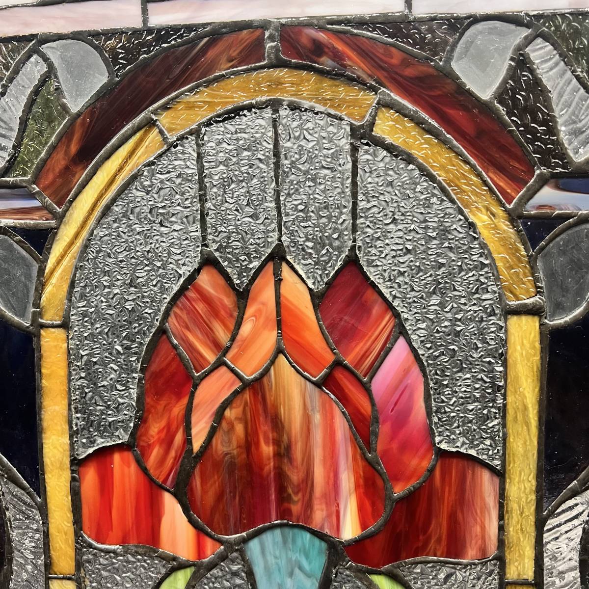 【傷や汚れあり】USDE 西洋アンティーク 特大 ステンドグラス 縦72cm 横47cm FM-1265 の落札情報詳細 - Yahoo!オークション落札価格検索 オークフリー