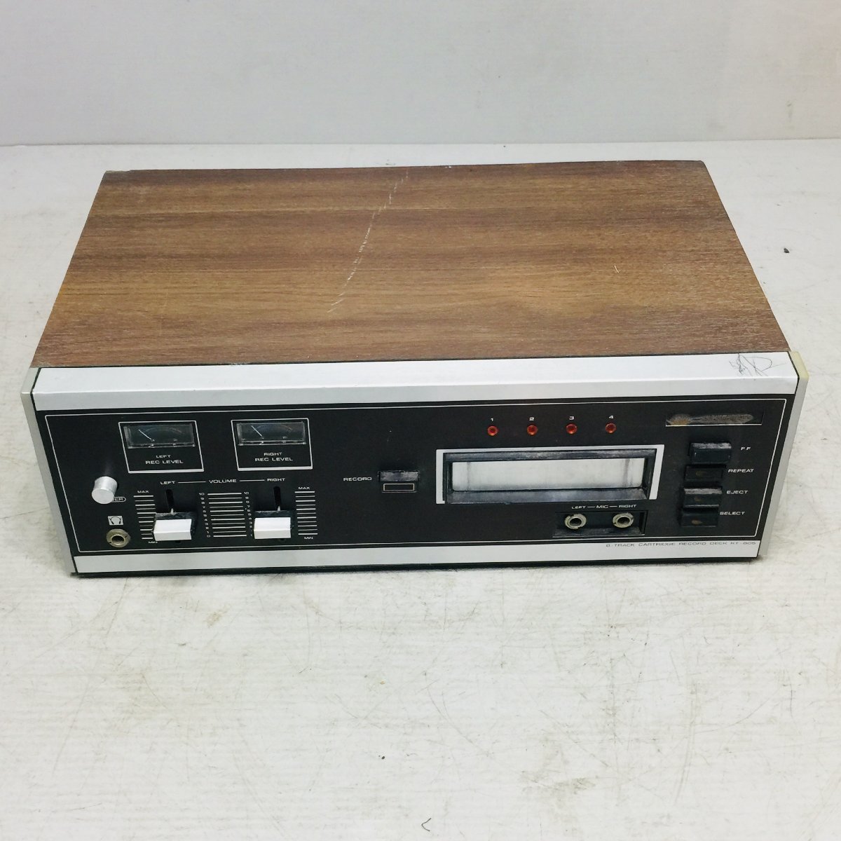【傷や汚れあり】 【ジャンク品】TOSHIBA 東芝 8トラック デッキ KT-805 (E3)T/g41126/11/5.4の落札情報詳細 ...
