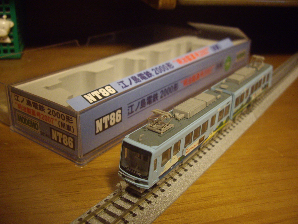 【やや傷や汚れあり】modemo 江ノ島電鉄2000形 品番NT86 動力車動作確認済みの落札情報詳細 - ヤフオク落札価格検索 オークフリー