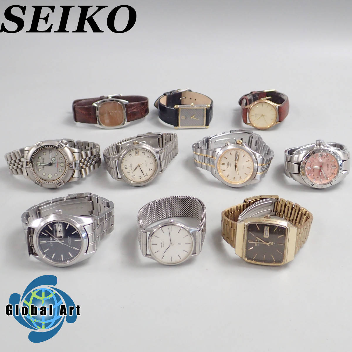 【全体的に状態が悪い】い11599/SEIKO セイコー/アルバ/スピリット/パーペチュアルカレンダー 他/クオーツ 他/メンズ腕時計/まとめ ...