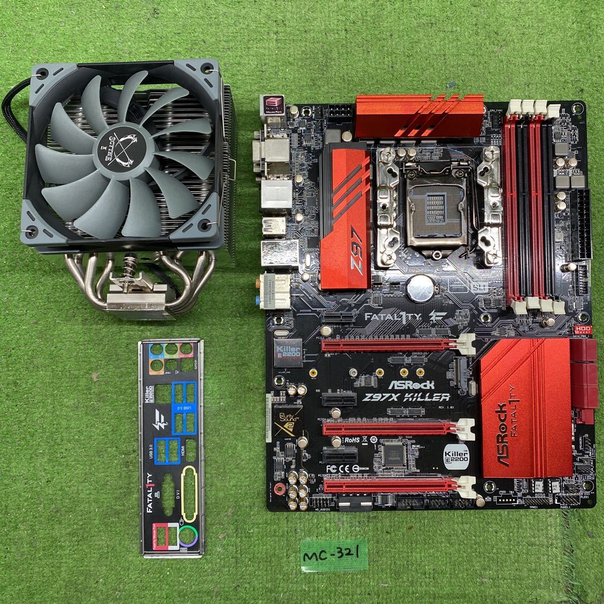 【傷や汚れあり】MC-321 激安 マザーボード ASRock Z97X KILLER LGA1150 BIOS立ち上がり確認済み ジャンクの ...