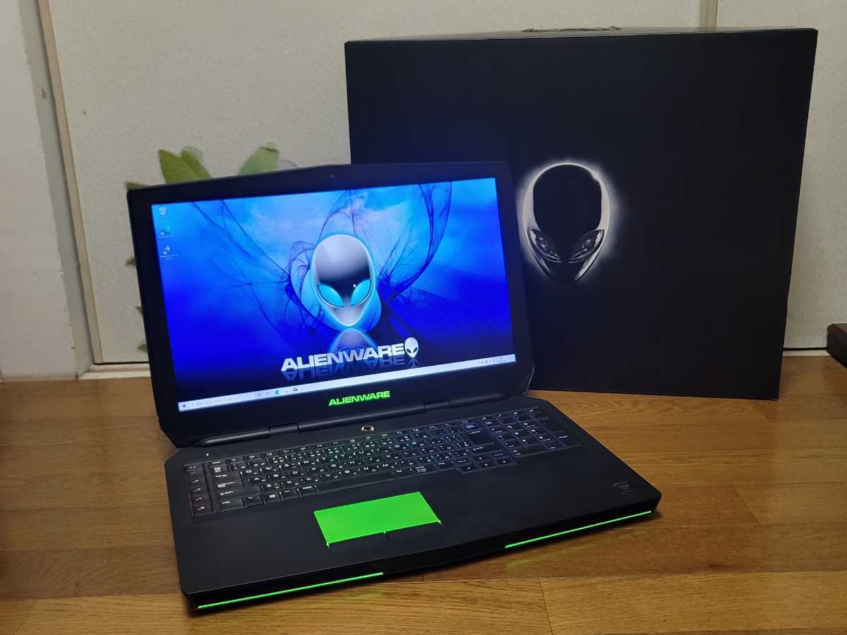 【やや傷や汚れあり】DELL Alienware 17 R2 Core i7-4710HQ 8GB SSD 256GB 1TB GTX970M ...