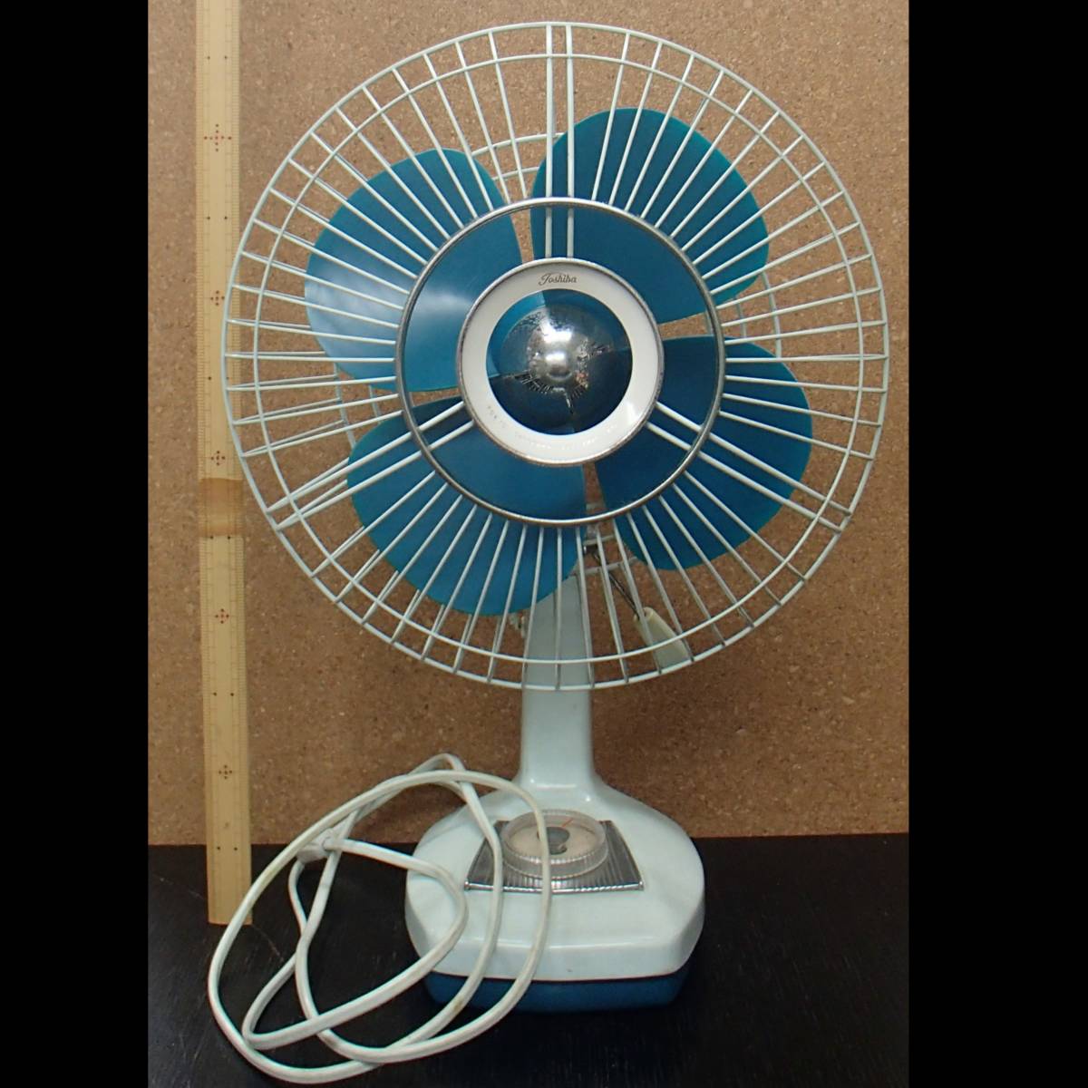 【傷や汚れあり】TOKYO SHIBAURA タイプ TYPE LO 30cm 4枚羽 1932 A.C ELECTRIC FAN 東芝 ...