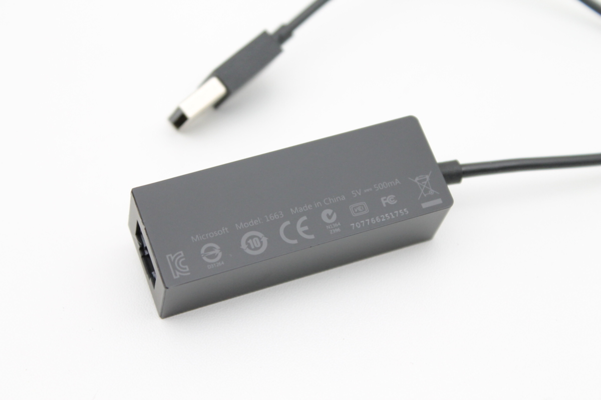 【目立った傷や汚れなし】【送料無料】 マイクロソフト Microsoft Surface Ethernet アダプター F5U-00028 ...