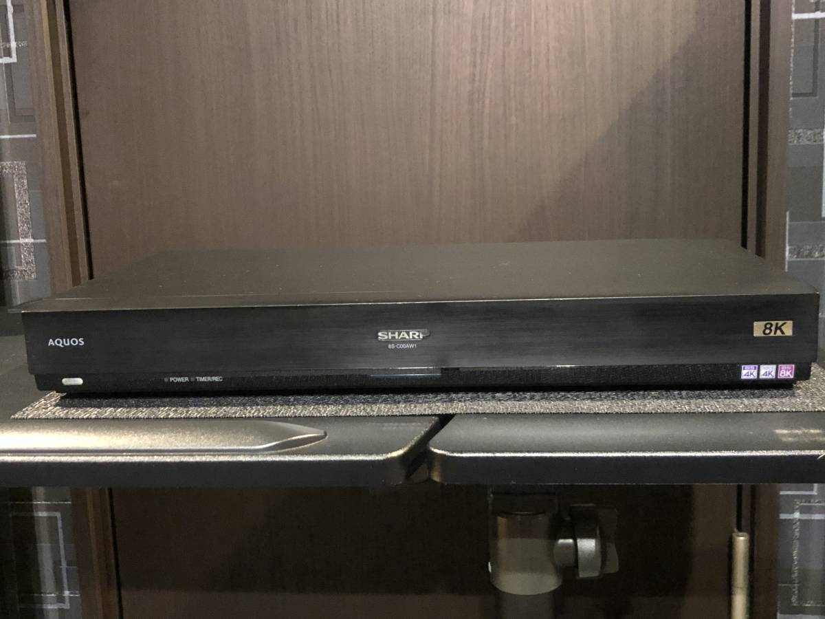 【目立った傷や汚れなし】シャープ 8Kチューナー 8S-C00AW1 中古完動美品 送料無料 の落札情報詳細| ヤフオク落札価格情報 オークフリー