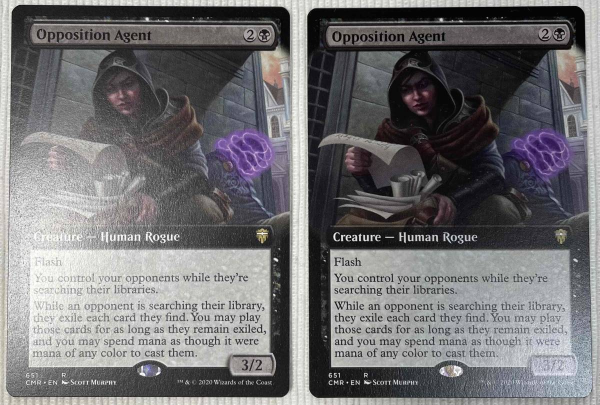 【未使用に近い】敵対工作員 / Opposition Agent 英語 拡張アート版 2枚セットB CMR MTGの落札情報詳細 - ヤフオク ...