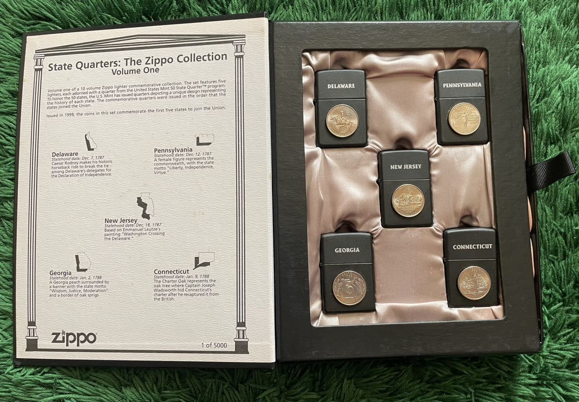 【やや傷や汚れあり】メガレア！限定未使用！ ZIPPO ジッポ State Quarters：The Zippo Collection ...