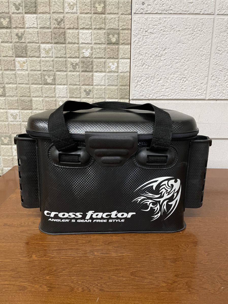 【目立った傷や汚れなし】★ クロスファクター(CROSS FACTOR) EVAタックルバッグ（ロッドスタンド付）ブラック の落札情報詳細 ...