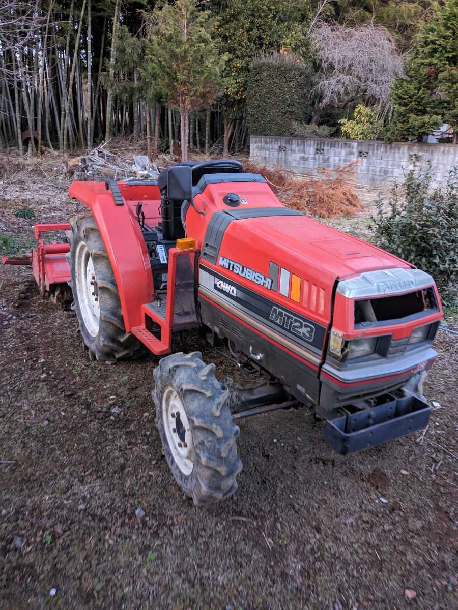 【全体的に状態が悪い】ミツビシ トラクター MT23 4wd 実動の落札情報詳細 - ヤフオク落札価格検索 オークフリー