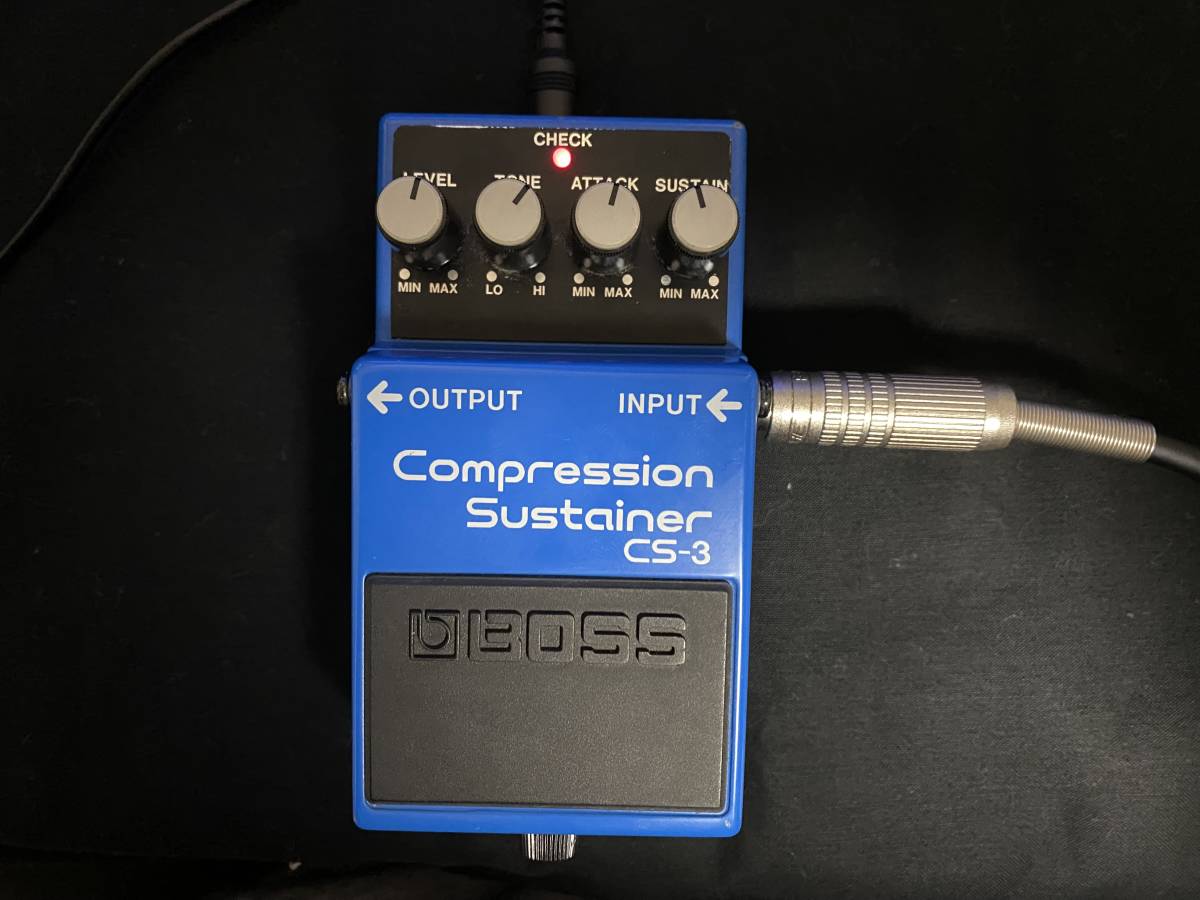 【やや傷や汚れあり】BOSS Compression Sustainer CS-3 コンプレッサー・サスティナー 動作品 の落札情報詳細 ...