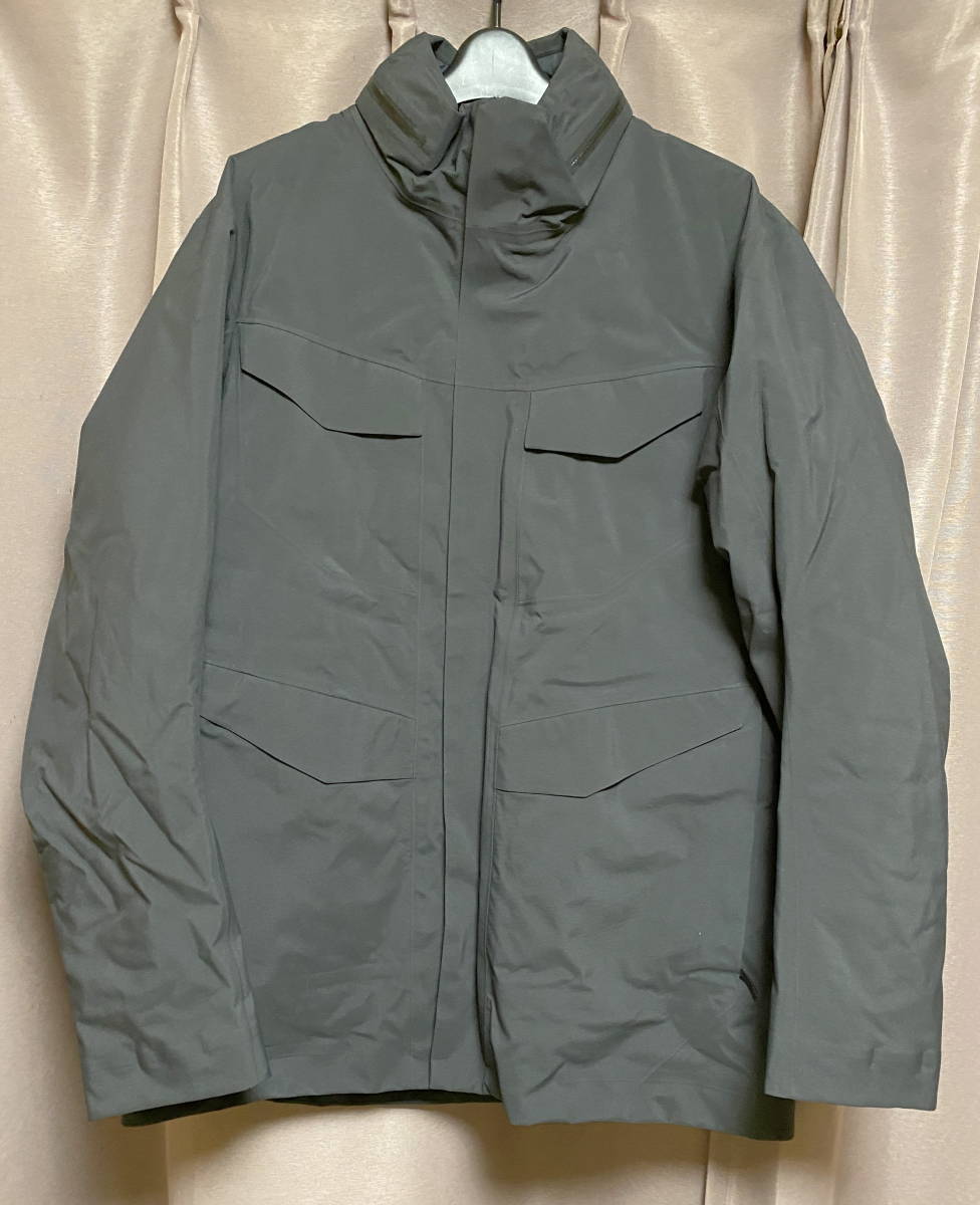 【やや傷や汚れあり】ARC'TERYX VEILANCE アークテリクスヴェイランス PARTITION AR COAT ナイロンステンカラー ...