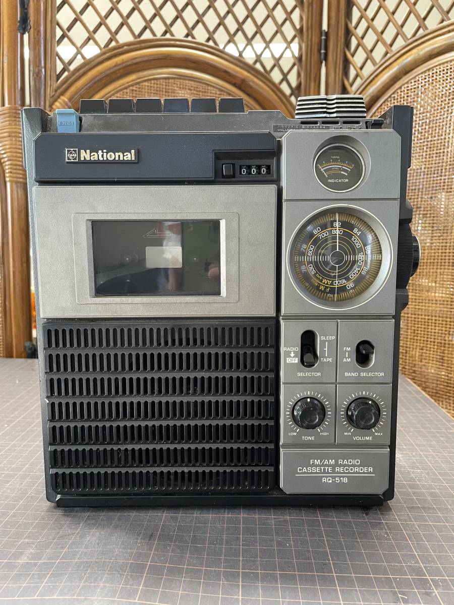 【傷や汚れあり】National FM/AM RADIO CASSETTE RECORDERの落札情報詳細 - ヤフオク落札価格検索 オークフリー
