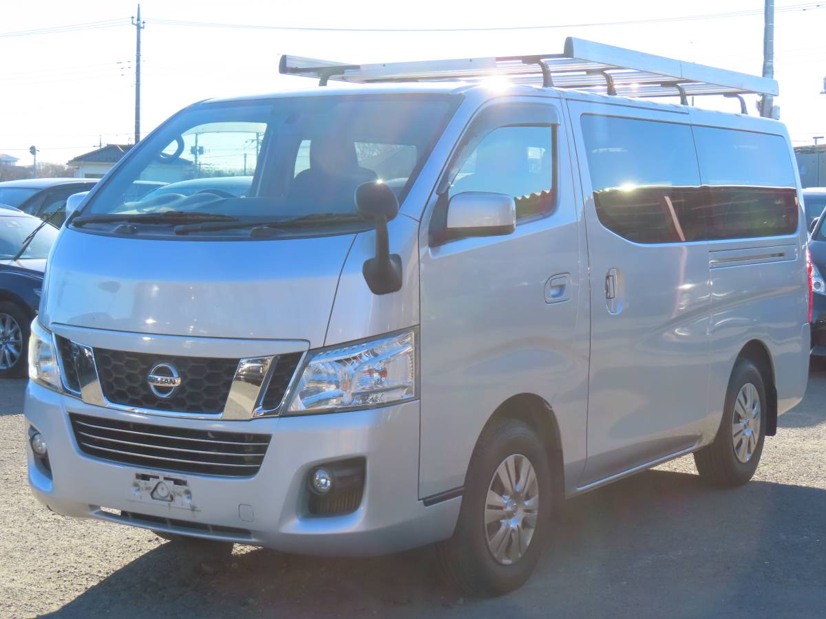 【走行距離 242,200 km】NV350キャラバンDX4WD EXパック/ディーゼル/車検1年付/純ナビ/ワンセグテレビ/CD/バックカメラ/キーレス/電動格納ミラー/フォグライト/ETC ...