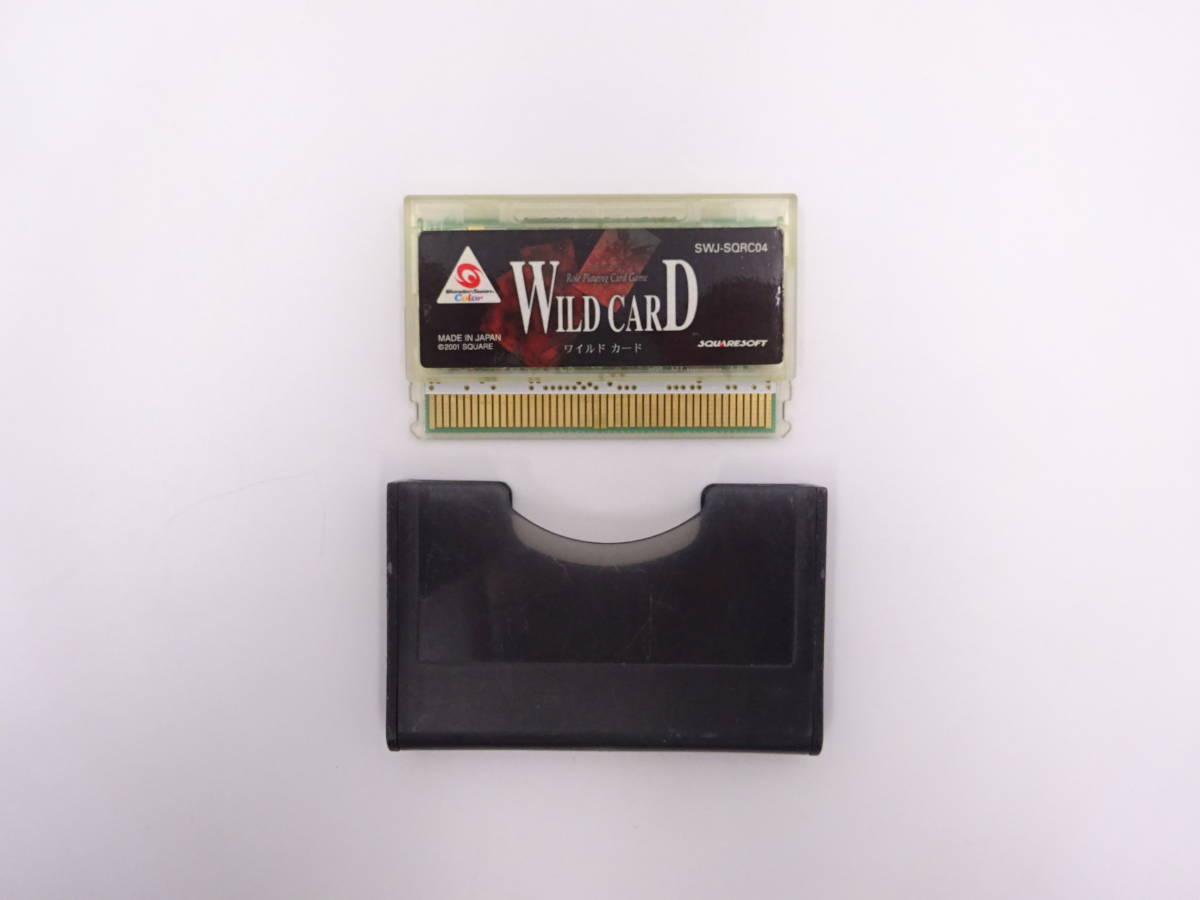 【やや傷や汚れあり】AA150/スクウェアソフト ワンダースワン カラー/ワイルドカード WILDCARD/SQUARESOFT ロール ...