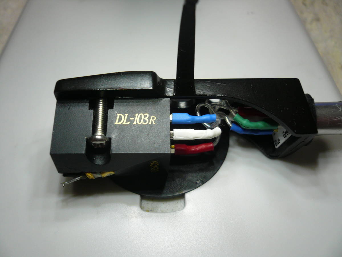 【やや傷や汚れあり】 DL-103R (№5021) DENON/デノン MCカートリッジ 動作品 カンチレバー接合しました 送料元払い ...