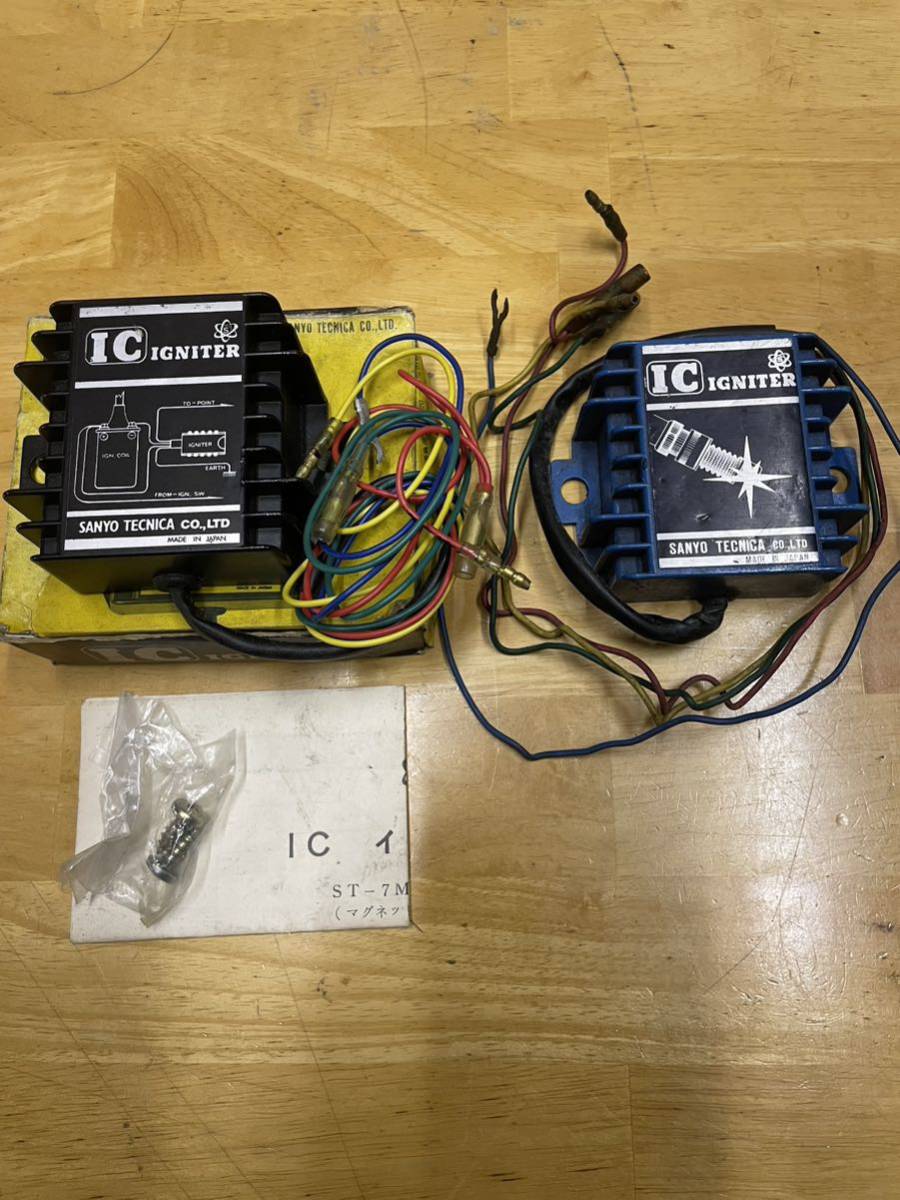 【未使用に近い】旧車 部品 その8 倉庫整理品★8129★当時物 未使用品 IC IGNITER ST-7M サンヨーテクニカ イグナイター ...