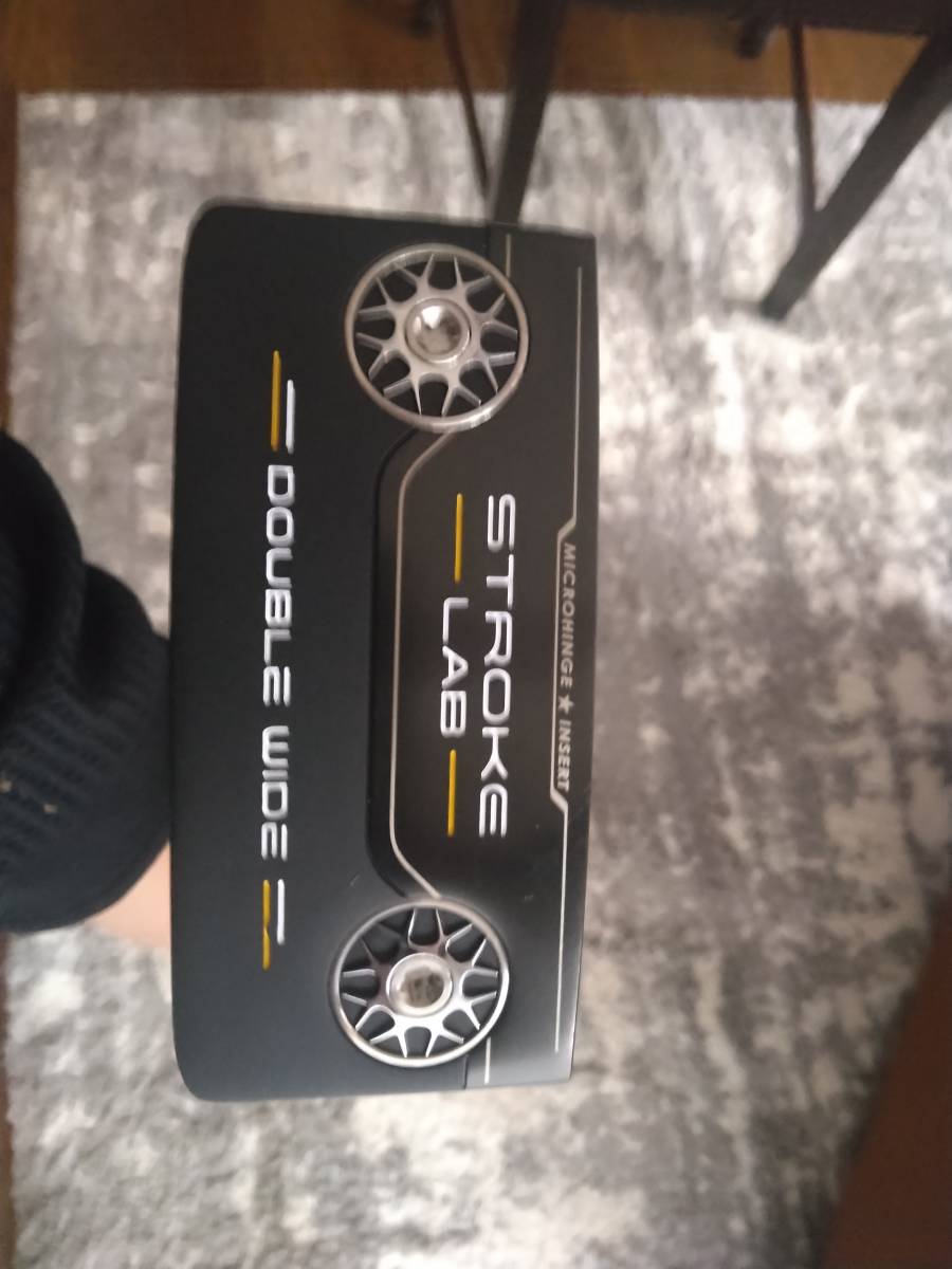 【未使用に近い】オデッセイ DOUBLE WIDE 33インチ 日本正規品 STROKE LAB BLACK(ストロークラボブラック)パター ...