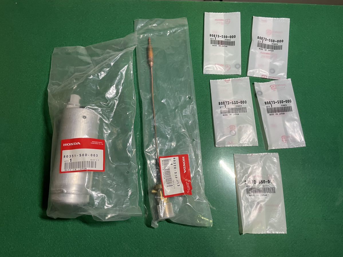 【未使用】ホンダ純正 バモス アクティ エキスパンションバルブ レシーバータンク Oリング エアコン HM1 HH5 エキパン リキッドタンク ...