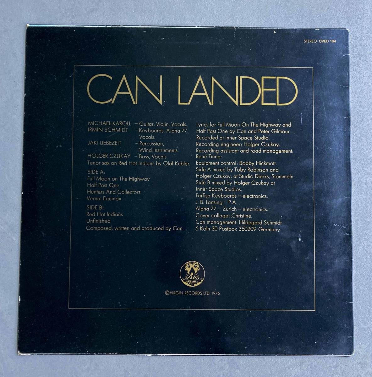【目立った傷や汚れなし】CAN／LANDED／VIRGIN OVED 194／中古の落札情報詳細 - Yahoo!オークション落札価格検索 ...