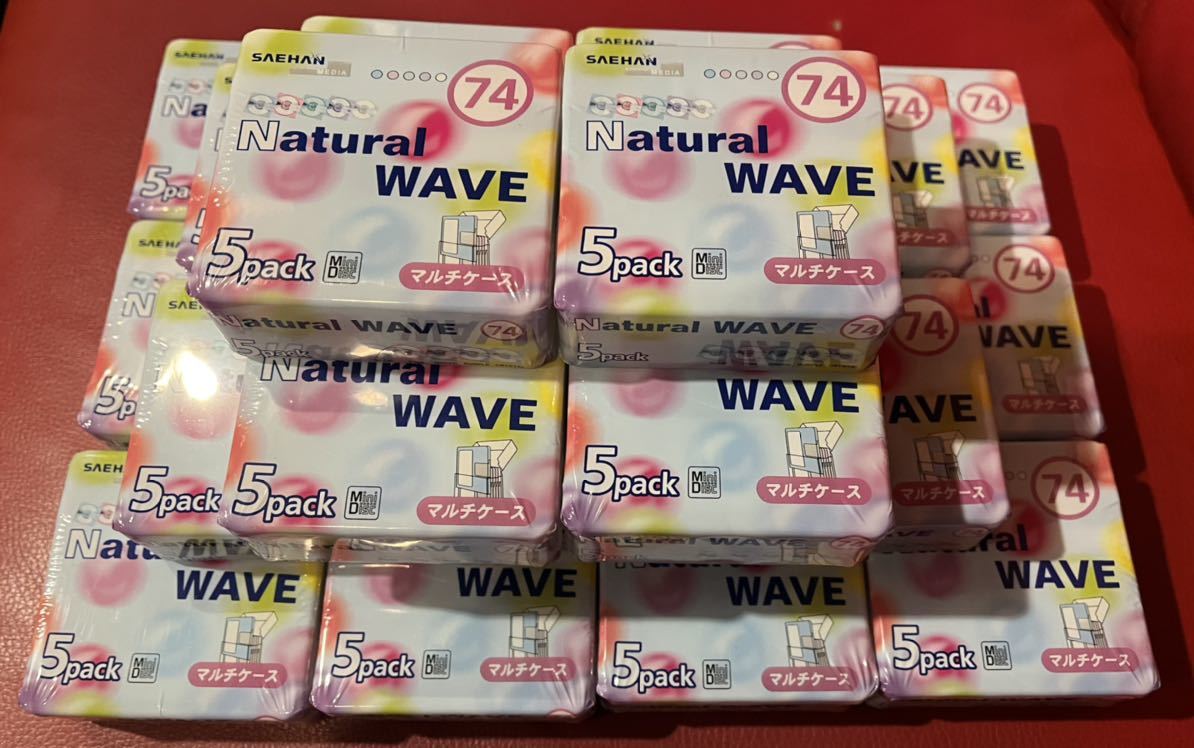 【未使用】新品120枚 SAEHAN MDディスク Natural WAVE 74分 録音用 まとめて120枚(5枚入り24セット)の落札情報 ...