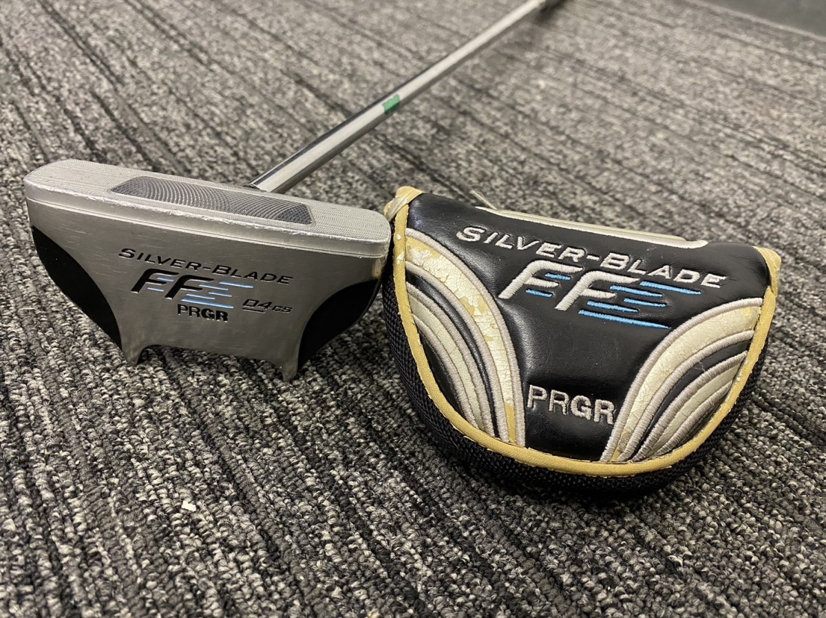 【目立った傷や汚れなし】【中古・美品】PRGR 2022 SILVER-BLADE シルバーブレード α-II パター ＃02（L字マレット型 ...