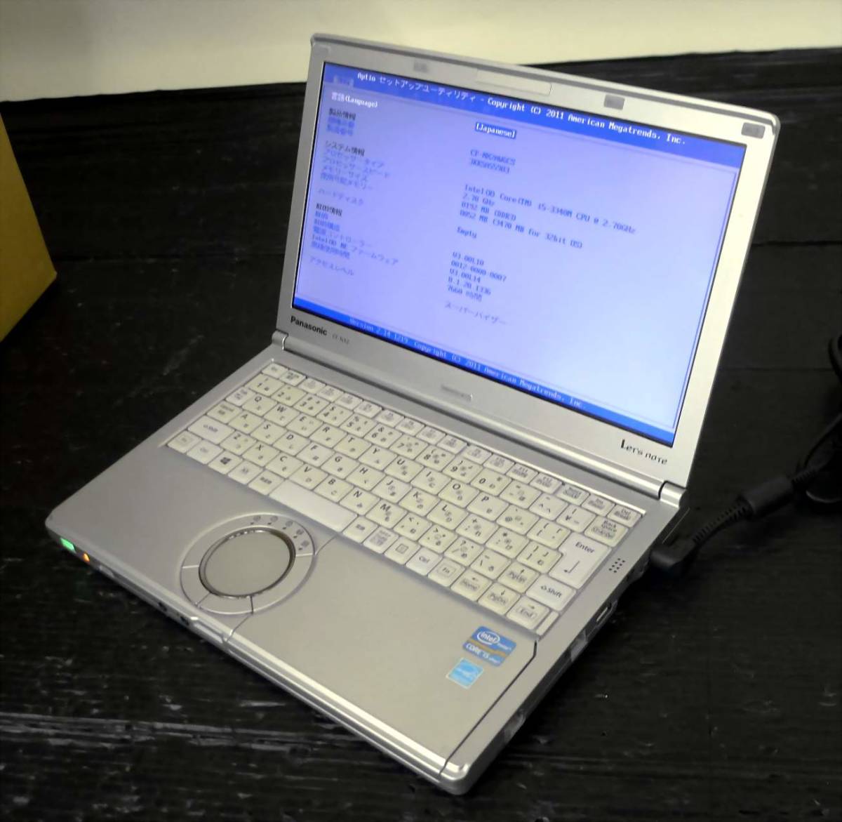 【傷や汚れあり】T10156nジャンク Panasonic Let'snote CF-NX2AWGCS corei5 4GB×2 12 ...
