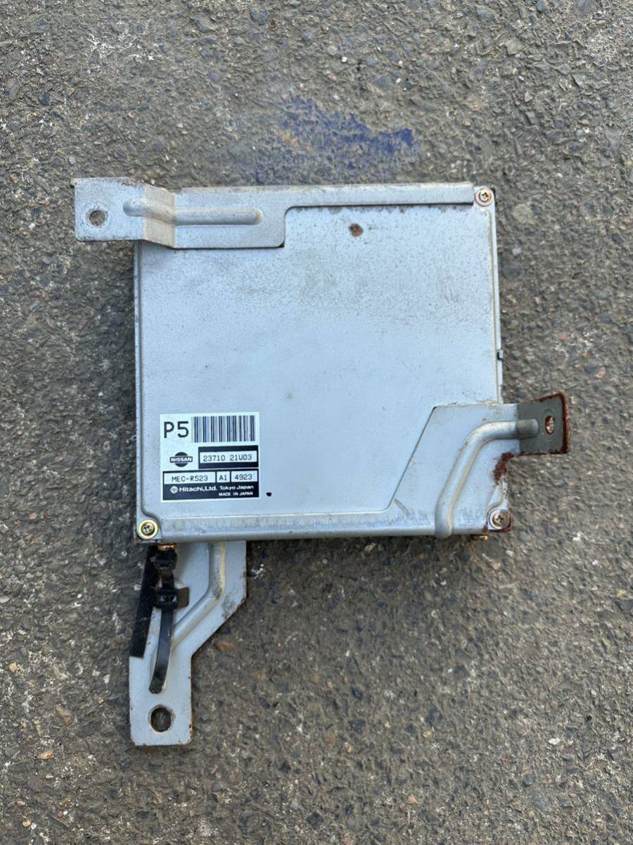 【やや傷や汚れあり】【希少】日産 純正 ECR33 スカイライン コンピューター 後期 RB25DET マニュアル 23710-13U00 ...