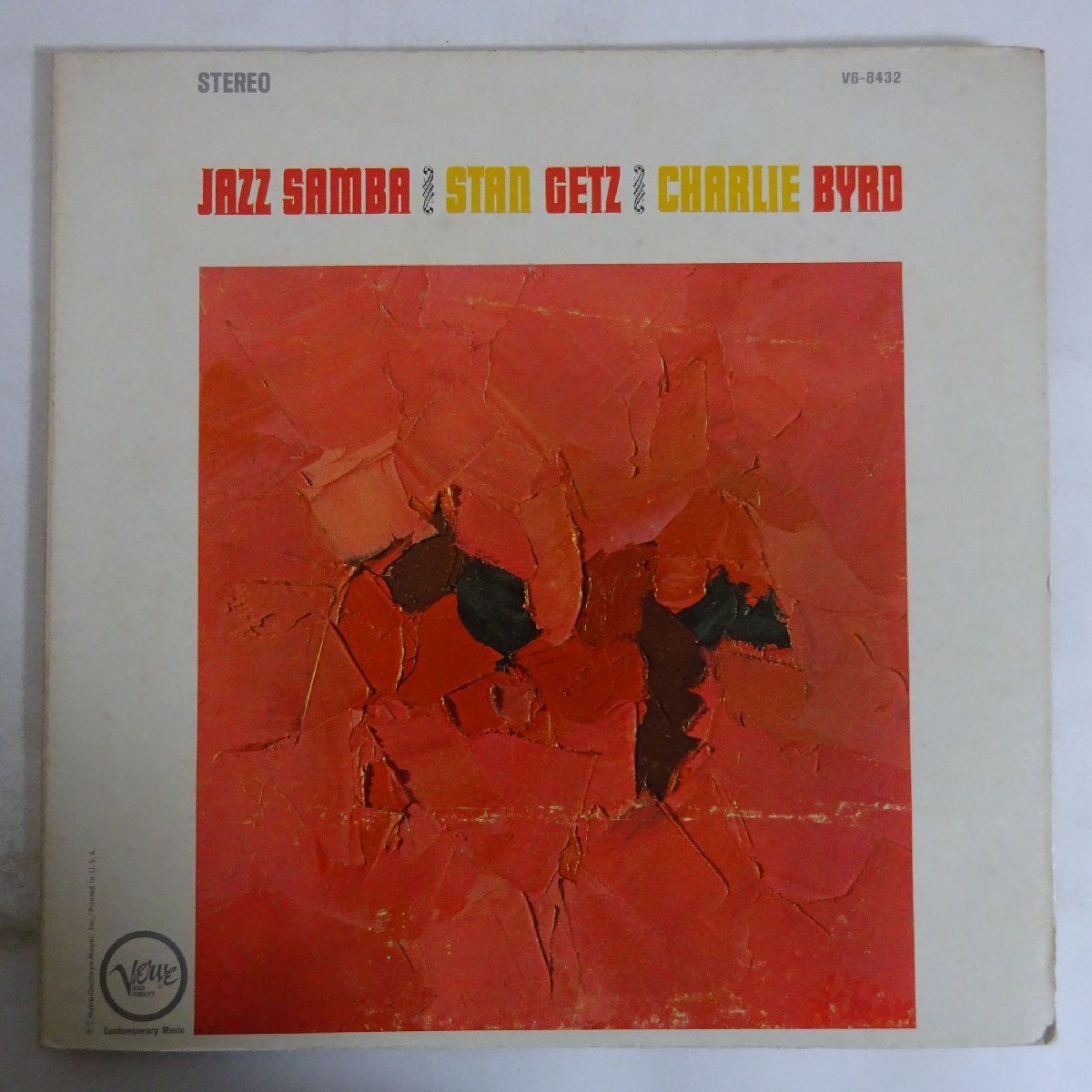 【目立った傷や汚れなし】 Stan Getz / Charlie Byrd Jazz Samba 1962年 USオリジナル盤 MONO ...
