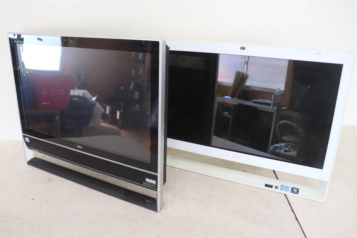 【やや傷や汚れあり】Y16/140 SONY NEC 一体型PC 2台セット VPCJ219FJ PC-VN770LS1YB Core i7 ...