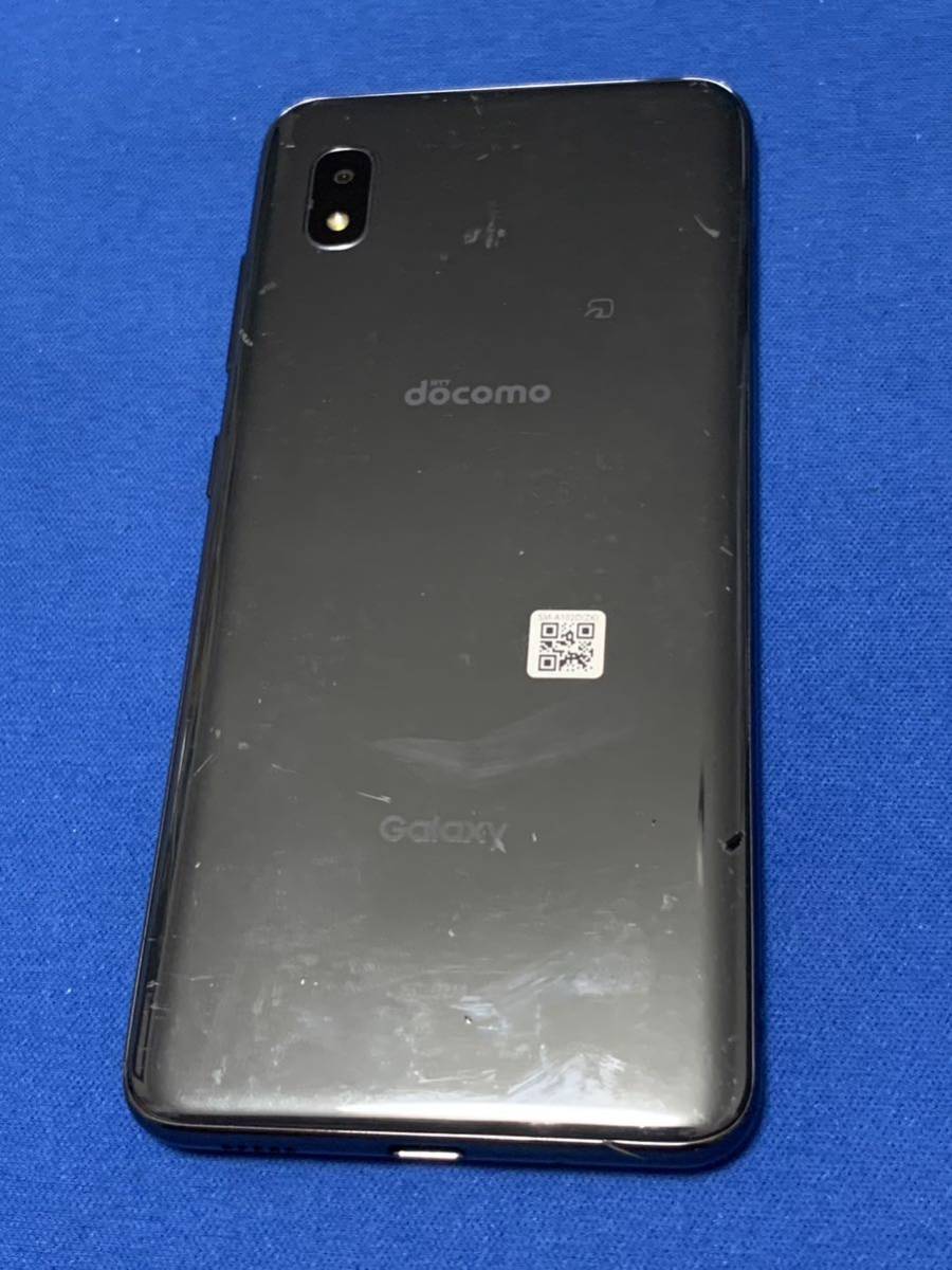 【やや傷や汚れあり】docomo SC-02M 動作品 SAMSUNG パスワード不明 未初期化 Galaxy A20 ブラック スマート ...