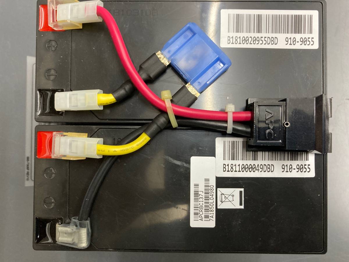 【目立った傷や汚れなし】☆APC UPSバッテリー APCRBC137J SMT500J/SMT750J用 中古品☆の落札情報詳細 ...