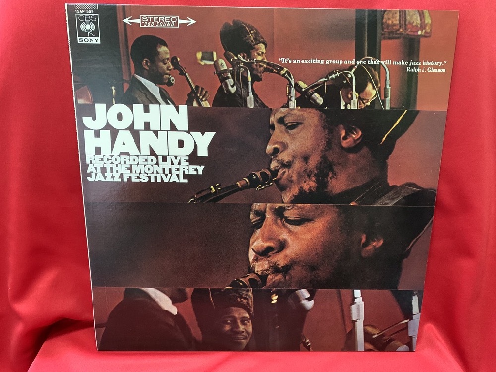【やや傷や汚れあり】JOHN HANDY RECORDED LIVE AT THE MONTEREY JAZZ FESTIVAL 【国内盤 ...