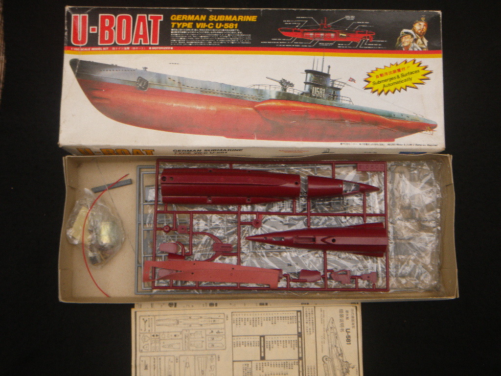 【未使用】LEE 00901 プラモデル 未組立 ドイツ海軍 潜水艦 U-BOAT U-581 1/150 GERMAN SUBMARINE TYPE Ⅶ-C Uボート 船 模型の落札情報詳細 ...